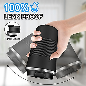 Coffee Travel Mug 12 oz & 17 oz Insulated Coffee Mug with Lid Portable Spill-Proof Coffee Travel Mug No Handle Reusable Stainless Steel Mug Keeps Cold and Hot Suitable for Car, Daily, Travel and Gifts