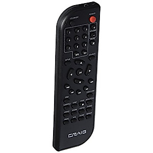 Craig Electronics CTFT713 9-Inch TFT Swivel Screen Portable DVD/CD Player with Remote Control