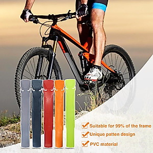 MEGHNA Bike Frame Protection Downtube Frame Protector 3M Tape for Mountain Bike Road Bike, Grey