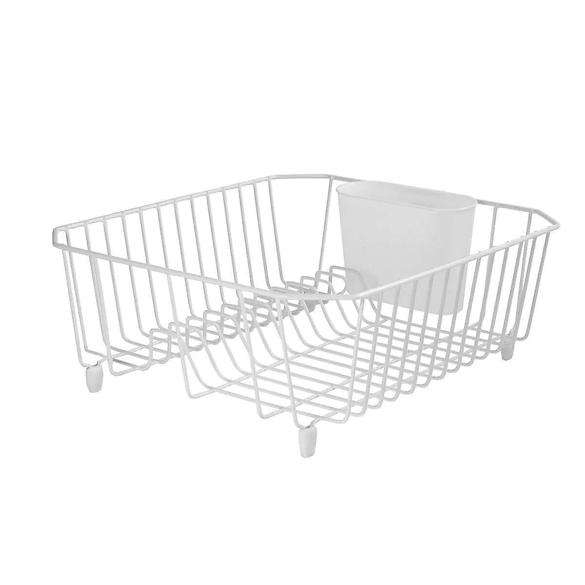 Rubbermaid 6008ARWHT White Twin Sink Dish Drainer