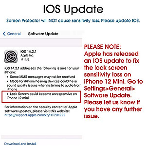 amFilm Glass Screen Protector Compatible with iPhone 12 Mini 5.4" Display, 2020, with Easy Installation Tray, Tempered Glass, 3 Pack