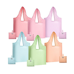 Mr. Pen- Reusable Grocery Bags, 6 Pack, 50 LBS, Foldable Grocery Bags Reusable Shopping Bags, Reusable Bags, Shopping Bags for Groceries, Reusable Bags for Groceries, Reusable Grocery Bags Foldable