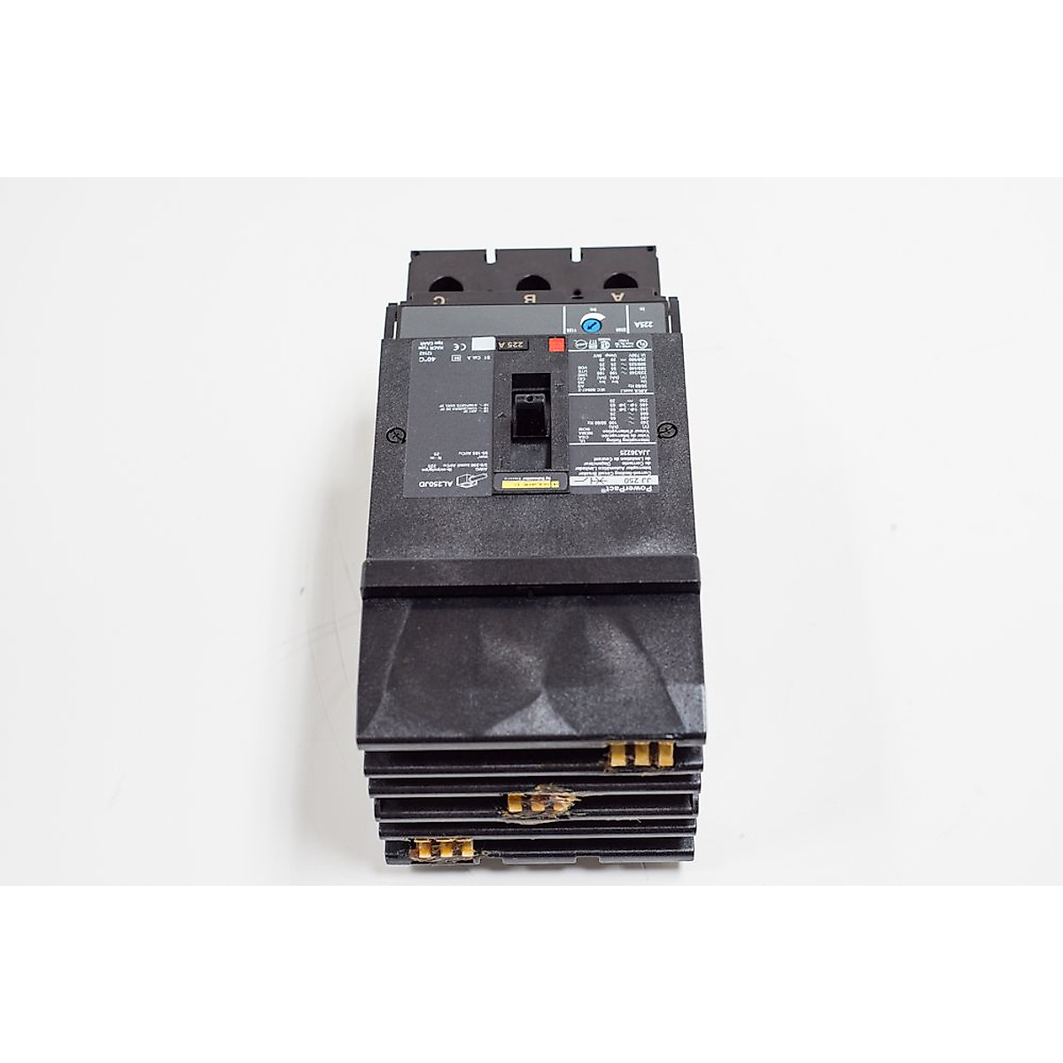 SCHNEIDER ELECTRIC 600-Volt 250-Amp JJA36250 Molded Case Circuit Breaker 600V 250A, Black