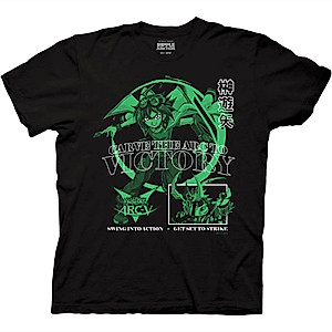 Ripple Junction Yu-Gi-Oh! Arc-V Carve The Arc to Victory Anime Adult T-Shirt Officially Licensed Large Black