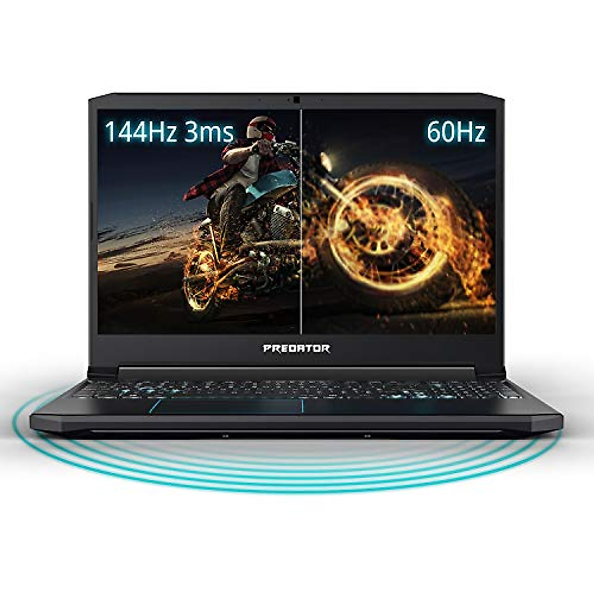 Acer Predator Helios 300 Gaming Laptop, Intel Core i7-9750H, GeForce GTX 1660 Ti, 15.6" Full HD 144Hz Display, 3ms Response Time, 16GB DDR4, 512GB PCIe NVMe SSD, RGB Backlit Keyboard, PH315-52-710B