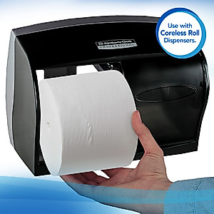 Scott Professional Essential Coreless High-Capacity Standard Roll Bulk Toilet Paper (07001), 2-Ply, White (36 Rolls of 800 Sheets, 28,800 Sheet Total)