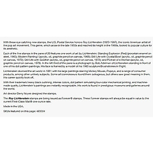 US Stamps 2023 SC#5788-5792 Roy Lichtenstein Stamps (20 Single Stamps) MNH VF