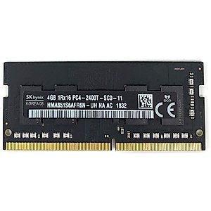 Hynix 4GB PC4-19200 DDR4-2400MHz Non-ECC Unbuffered CL17 260-Pin SoDimm Memory Module Mfr P/N HMA851S6AFR6N-UH