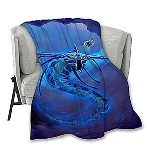 Subnautica Merch Blanket and Throw Comfy Warm Novelty Sherpa Blanket for Bed Sofa Office Travel Gift