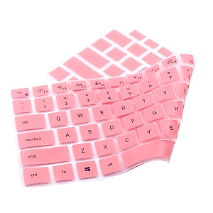 Keyboard Skin Cover Compatible for 2022 2021 Dell Latitude 5000 5320 5330 7330 13.3" Notebook, Dell Latitude 5320 Keyboard Accessories [Not fit Latitude 5420 7520 7410 7420 9520 9420 9510] (Pink)