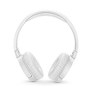 JBL TUNE 600BTNC - Noise Cancelling On-Ear Wireless Bluetooth Headphone - White (Renewed)