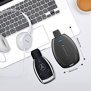 Keychain Portable Charger for iPhone, Mini Power Bank Subcompact Emergency Power Pod External Fast Charging Battery Pack, 1500mAh Key Ring cell Phone Charger for iPhone 14/13/12/11/Pro Max/X/8/7/6s/SE