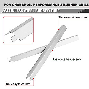 463630021 Heat Tent Replacement for Charbroil Performance 2 Burner Gas Grill Replacement Parts G325-0002-W1 Heat Plates Stainless Steel Heat Shield for Charbroil Grill Parts 463660421 463660021