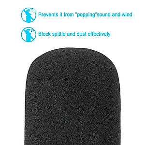 SUNMON Razer Seiren X Foam Windscreen, Mic Pop Filter/Shield Wind Cover fits Razer Seiren X USB Condenser Streaming Microphone