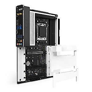NZXT N7 B650E - N7-B65XT-W1 - AMD B650 chipset (Supports AMD 7000 Series CPUs) - ATX Gaming Motherboard - Integrated Rear I/O Shield - Wifi 6 connectivity - White