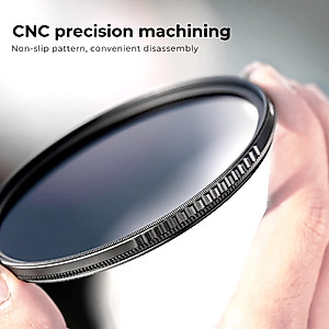 77mm Circular Polarizers Filter, K&F Concept Waterproof Circular Polarizing Filter with 24 Multi-Layer Coatings CPL Filter for 77mm Camera Lens