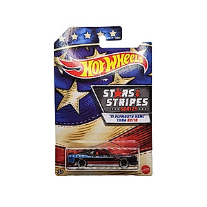 Hot Wheels American Stars and Stripes Bundle of 8 Diecast Vehicles in Red White and Blue