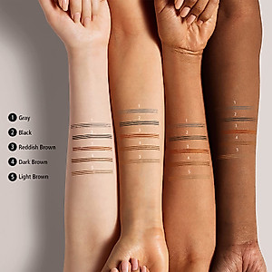 Eyebrow Pencil Eyebrow Microblading Pen - Eyebrow Pen Micro 4 Point Brow Pen Lift & Snatch, Brow Pencil Long-Lasting, Waterproof & Smudge-proof, Eye Makeup for Glossier Brow Flick (Light Brown)