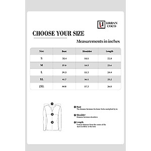 Urban CoCo Women's Long Sleeve Crew Neck Button Down Knit Cardigan Sweater (S, Black)