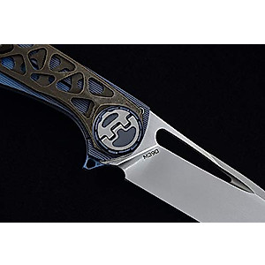 Kevin john Harpoon Folding Pocket Knives M390 Blade Titanium alloy Disassembly Pivot Screws