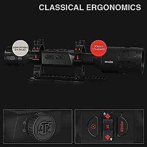 ATN Thor 4 384x288, 2-8x Thermal Scope w/Video rec in HD, Smooth Zoom, Bluetooth and Wi-Fi (Streaming, Gallery & Controls)