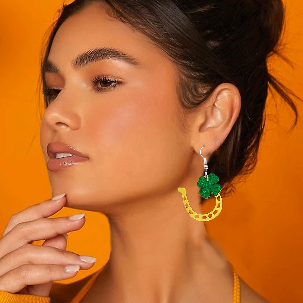 St Patricks Day Earrings St. Patrick's Day Earrings for Women Shamrock Dangle Earrings St. Patrick's Day Accessories Jewelry