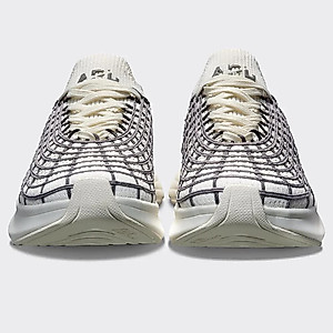 APL: Athletic Propulsion Labs Women's Techloom Zipline Sneakers, Ivory/Cement/Smoke, 6