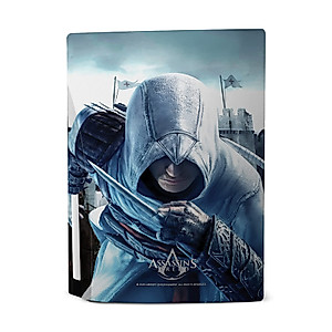 Head Case Designs Officially Licensed Assassin's Creed Key Art Altaïr Graphics Matte Vinyl Faceplate Sticker Gaming Skin Decal Cover Compatible With Sony PlayStation 5 PS5 Disc Edition Console
