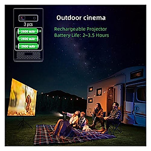 Tiny Portable Smart 1080P WiFi Mini LED Projector 4K Smartphone Outdoor Yard Party Projector