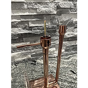 CoProof Copper Proofing Parrot for Distilling, Brewing Beer, Moonshine, Tequila 100% Lead Free for Use with Alcometer Proof Hydrometer,Polished A7