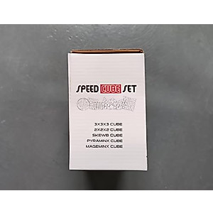 Vdealen Speed Cube Set, Cube Bundle 2x2 3x3 Pyramid Dodecahedron Skewb Magic Cube Pack, Puzzle Cube Collection Toys Easter Valentines Day Gift for Kids Teens Adults- 5 Pack