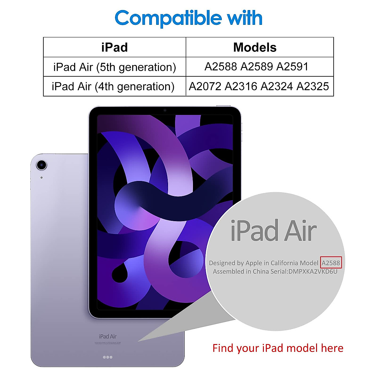 JETech Screen Protector for iPad Air 5/4 (10.9-Inch, 2022/2020 Model, 5th/4th Generation), Tempered Glass Film, 1-Pack