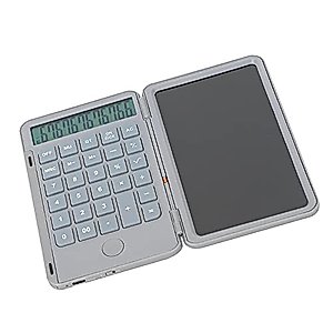Financial Calculator, Sturdy Calculators Large Display for Study for Calling for Work for Meeting(Grey, Pisa Leaning Tower Type)