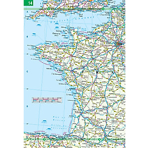 2023 Philip's Easy to Read Multiscale Road Atlas Europe: (A4 Spiral binding)