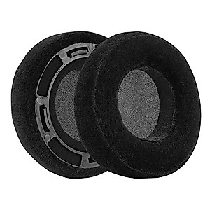 Geekria Comfort Velour Replacement Ear Pads for Hifiman HE400SE HE400 400I 400S HE560 560I HE500 HE300 HE350 Headphones Ear Cushions, Headset Earpads (Black)