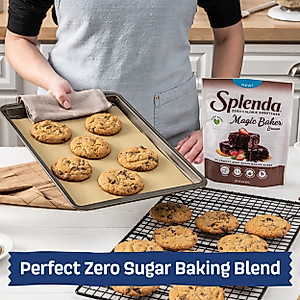 SPLENDA Magic Baker Brown Zero Calorie Plant Based Granulated Baking Blend with Stevia, Erythritol and Allulose – Zero Sugar, Keto Friendly, 1lb (16 oz) Pouch (Pack of 1)