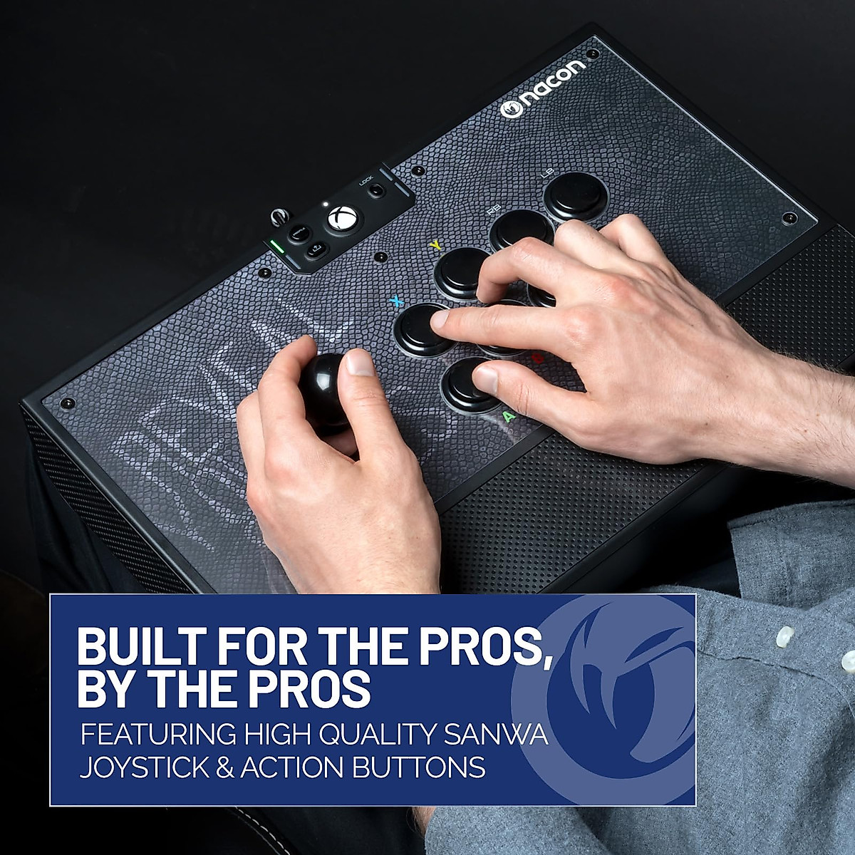 NACON Daija Arcade Fight Stick Officially Licensed for Xbox Series X | S, Xbox One, Windows 10 | 11 PCs