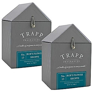 Trapp Signature Home Collection No. 13 Bob's Flower Shoppe Poured Scented Candle, 7oz (Set of 2)