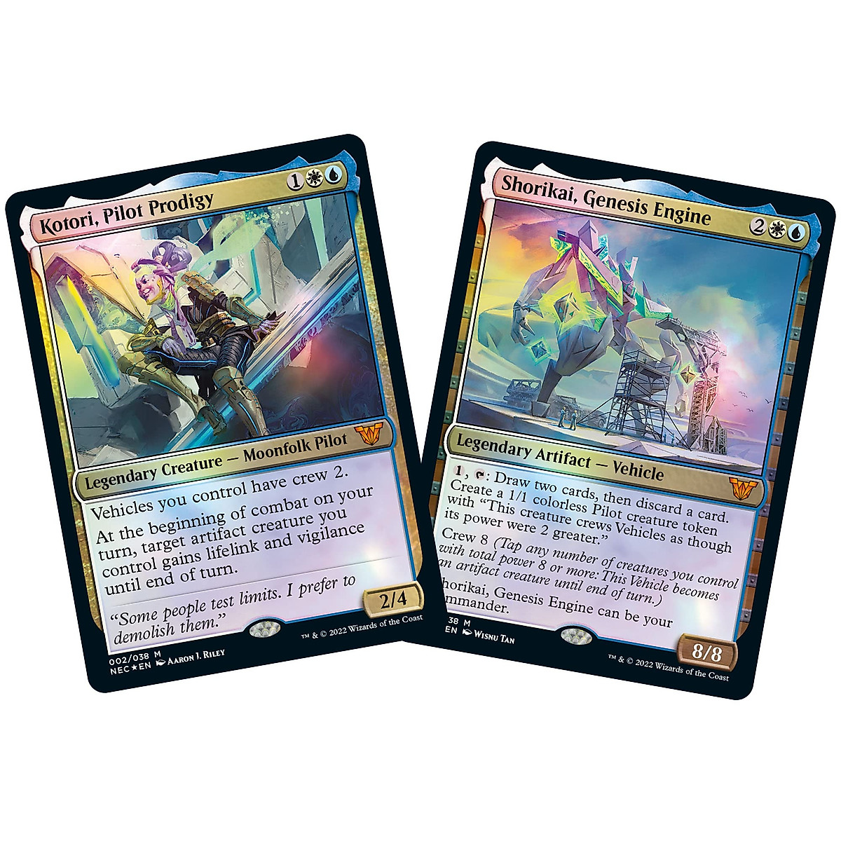 Magic: The Gathering Kamigawa: Neon Dynasty Commander Deck – Buckle Up (White-Blue)