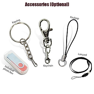 MEINAMI Customized Credit Card USB Flash Drive Thumb Drive Personalized Memory Stick 4GB 100 Pack