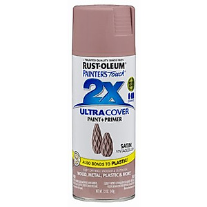 Rustoleum 299887 12 Oz Vintage Blush Satin Ultra Cover 2X Spray Paint