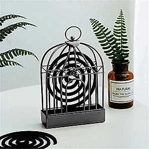 Uikceten Mosquito Coil Holder Decor Garden Outdoor Home Burner Birdcage