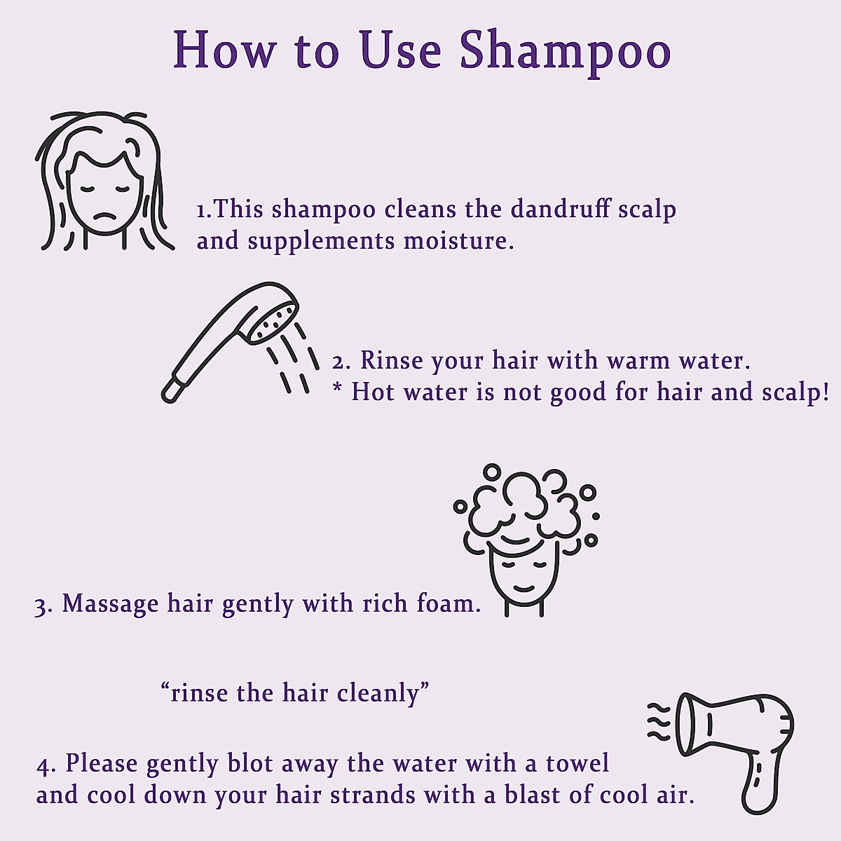 WONDERBAR101 Dry Hair and Itching Scalp Dandruff Shampoo Bar – plant-based, pH balanced, Eco-friendly, Plastic Free Packaging (Lavender)