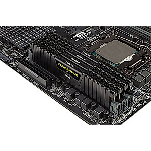 Corsair Vengeance LPX 128GB (4x32GB) DDR4 3600MHz C18 AMD Optimized Desktop Memory (High Performance Overclocking, Pure Aluminum Heatspreader, Custom Performance PCB) Black