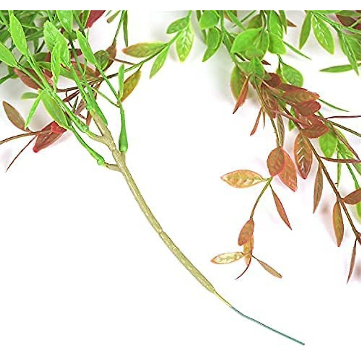 5Pcs Artificial Vines, Fake Greenery Garland Willow Leaves, Hanging Ivy Garland for Wedding Party Home Garden Wall Backdrops Decor