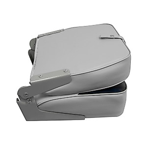 Wise 8WD734PLS-660 Standard Low Back Boat Seat, Grey/Blue
