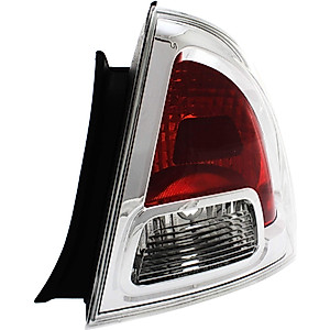 Evan Fischer Tail Light Lens and Housing Compatible with 2006-2009 Ford Fusion - CAPA Passenger Side