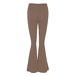 Flare Leggings High Waisted Bootcut Yoga Pants with Pockets for Women Tummy Control Workout Bootleg Pants