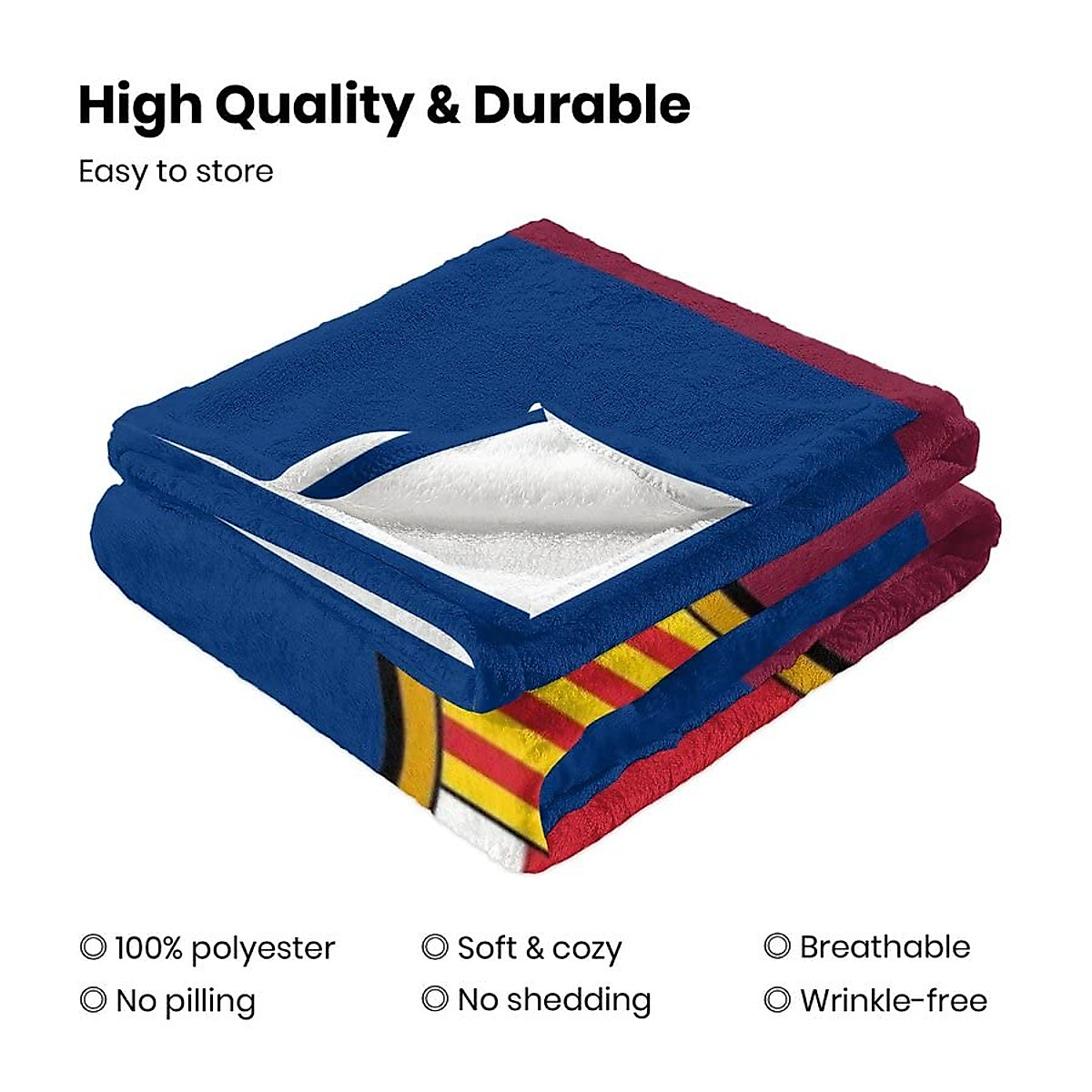 Gymtmwn FC Blanket Plush Throw Size Blanket 50"X60"