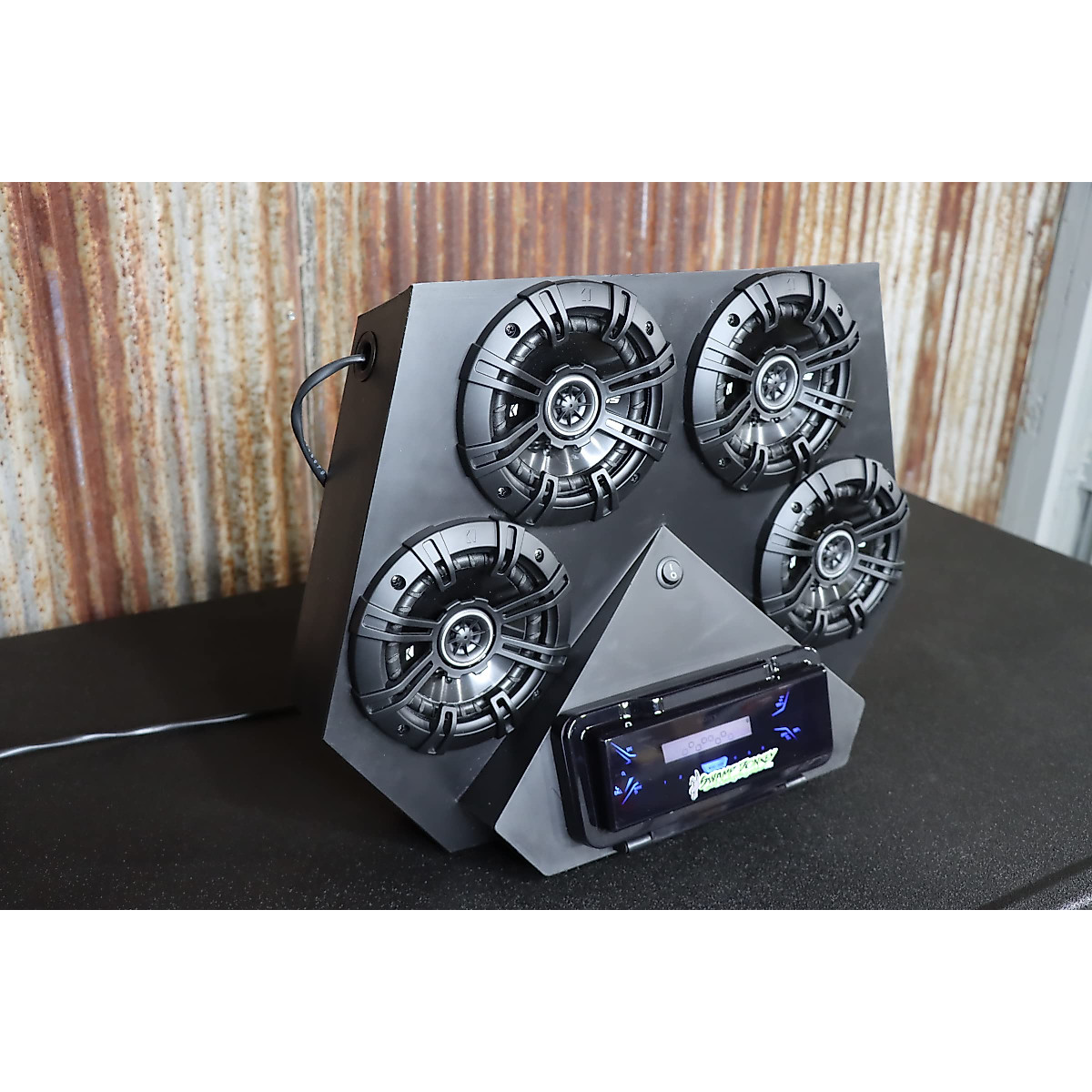 SD 2SBT4B2 -Polaris RZR BT Stereo System UTV Side by Side (4-5.25" Marine Speakers)
